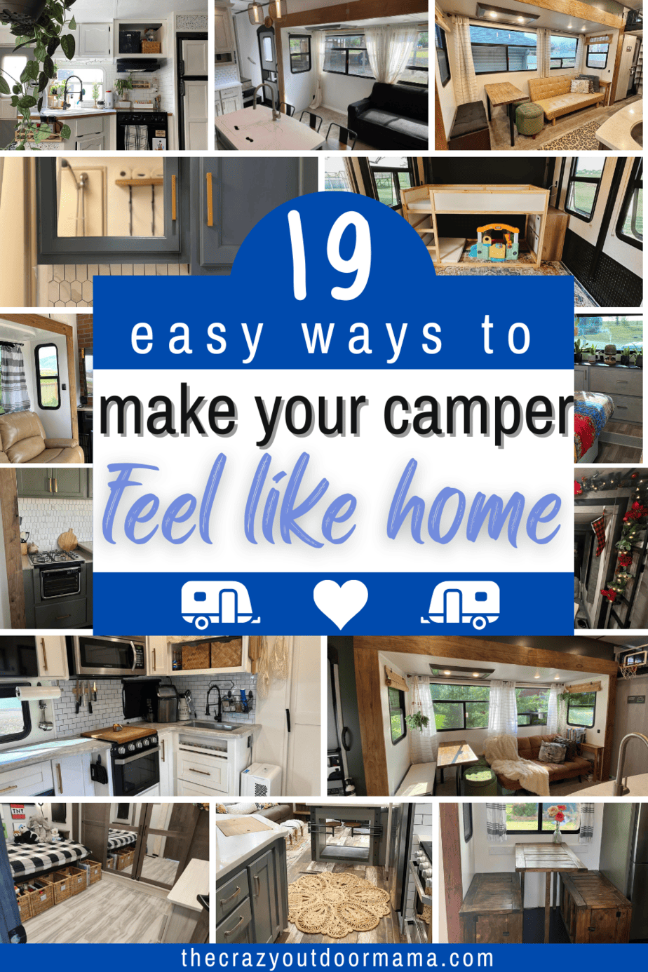 13 Ways To Make Your Camper More Homey! – The Crazy Outdoor Mama