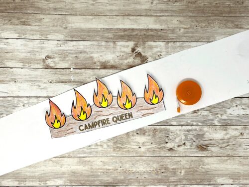 Campfire Crown Craft [5 Free Printable Designs!] – The Crazy Outdoor Mama