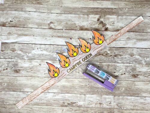 Campfire Crown Craft [5 Free Printable Designs!] – The Crazy Outdoor Mama