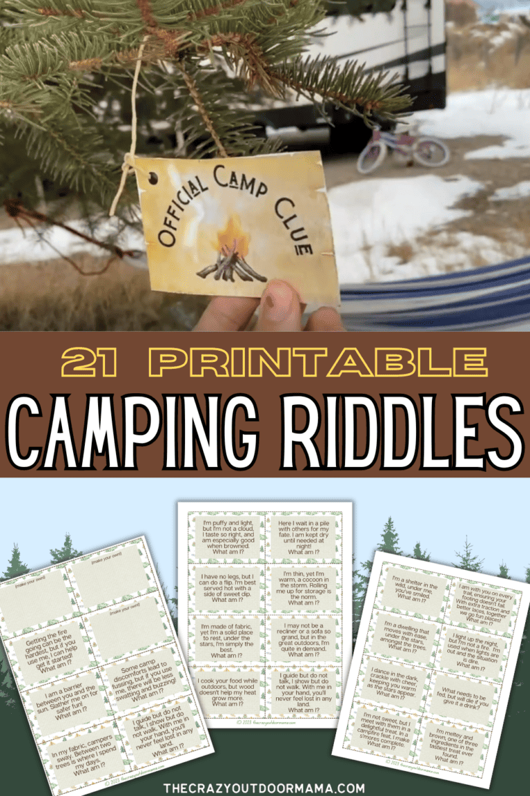 21 Camping Scavenger Hunt Riddles + Printable PDF – The Crazy Outdoor Mama