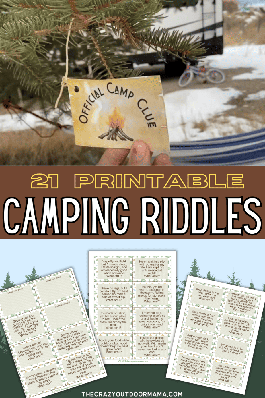 21 Camping Scavenger Hunt Riddles + Printable PDF – The Crazy Outdoor Mama