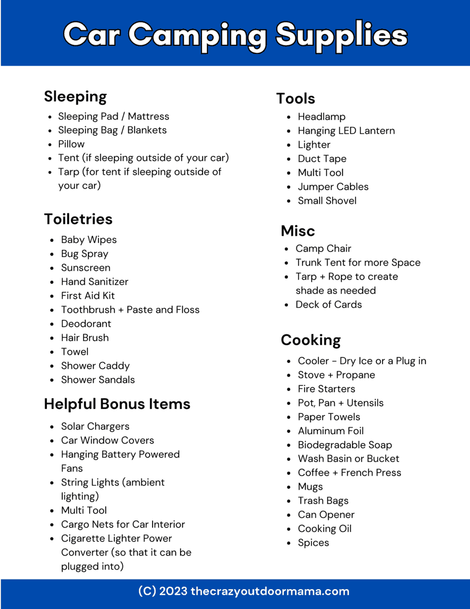 51 Car Camping Tips to Live Luxuriously [+Setup Idea Pic Inspo] – The ...