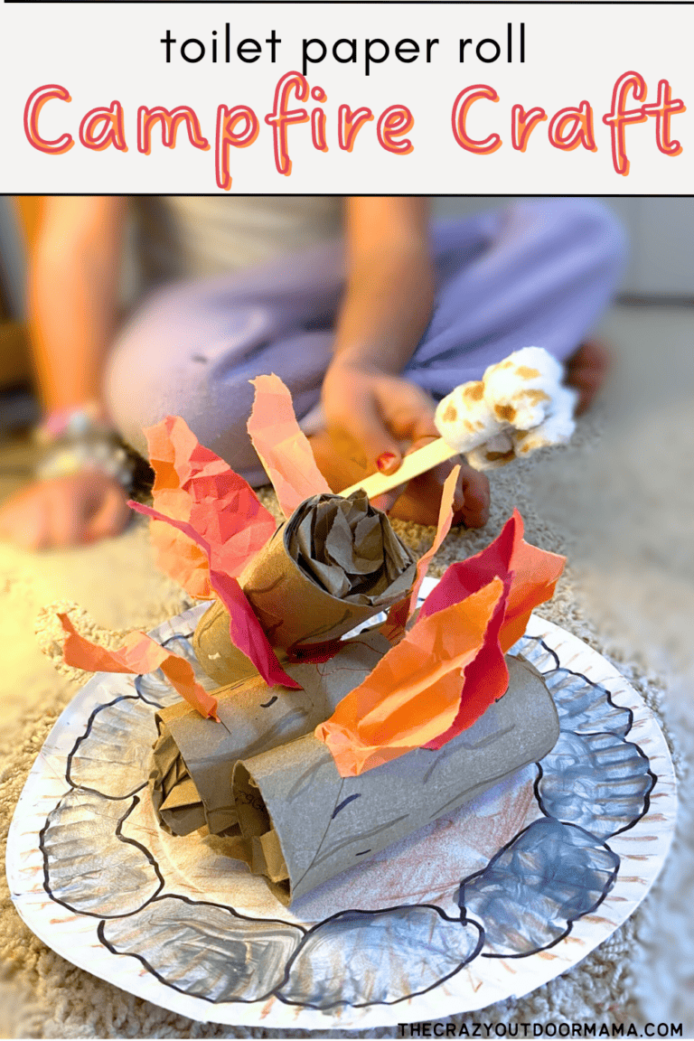 Cardboard Tube Campfire Craft - Fun and Easy! – The Crazy Outdoor Mama