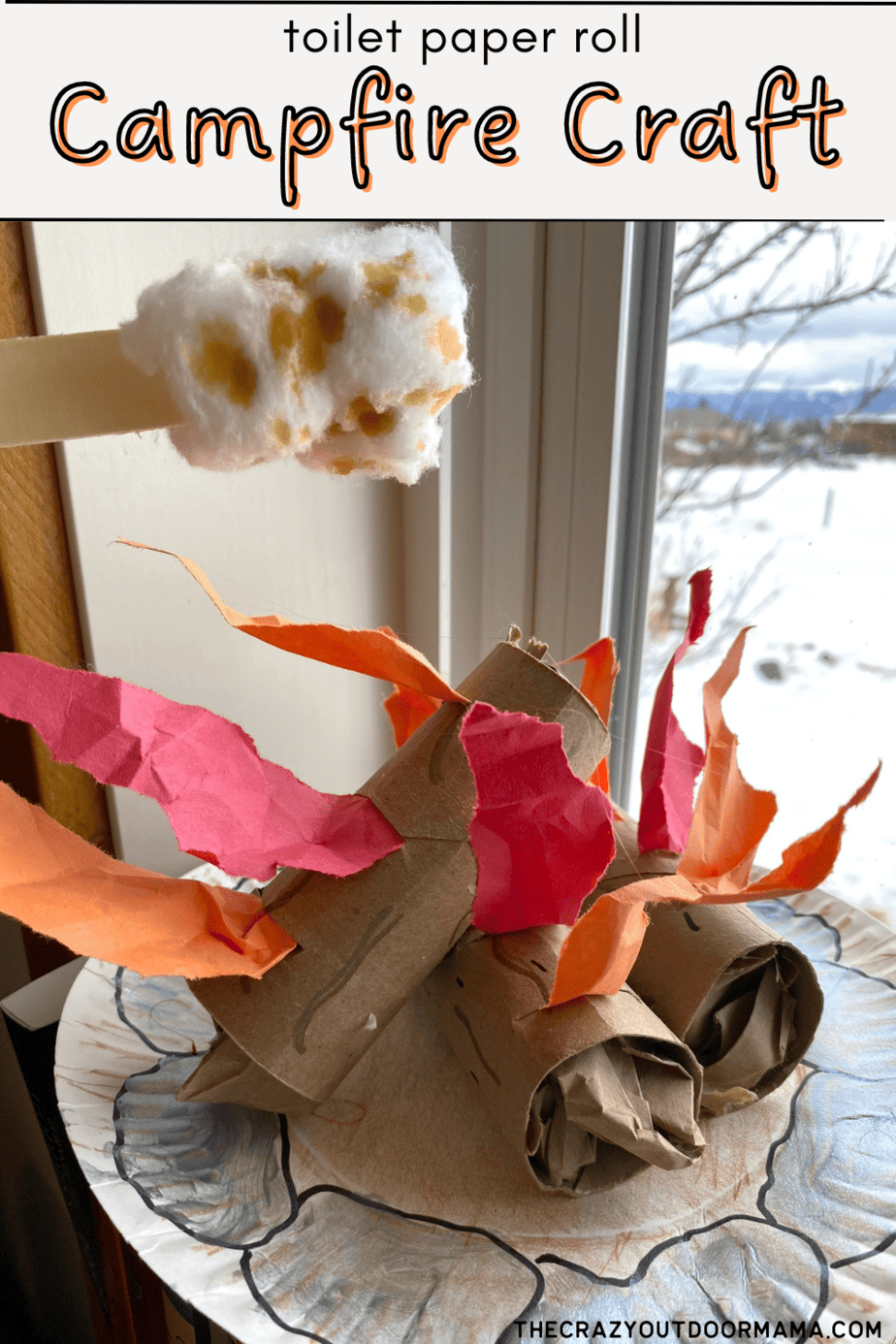 Cardboard Tube Campfire Craft - Fun and Easy! – The Crazy Outdoor Mama