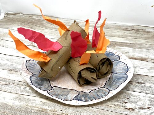 Cardboard Tube Campfire Craft - Fun and Easy! – The Crazy Outdoor Mama