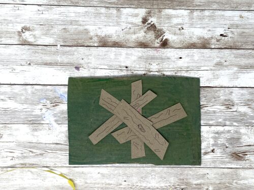 Glowing Paper Campfire Craft – The Crazy Outdoor Mama