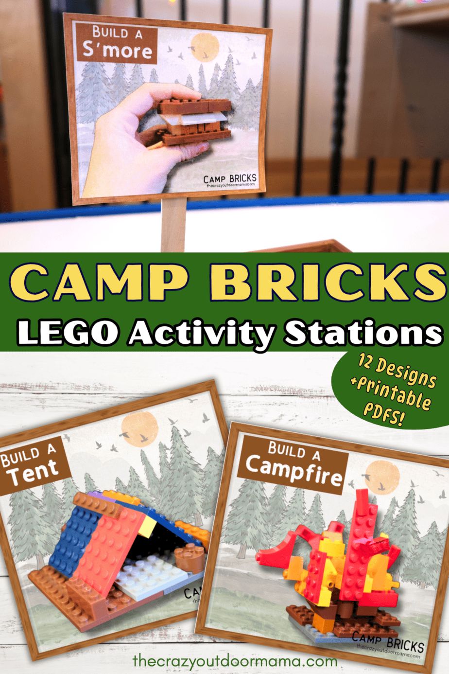 12 Camp Themed Lego Challenge Cards - Printable PDFs + Pictures – The ...