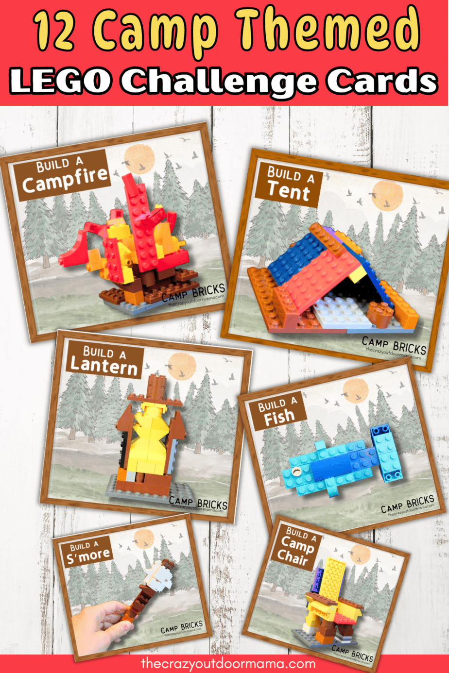 12 Camp Themed Lego Challenge Cards - Printable PDFs + Pictures – The ...