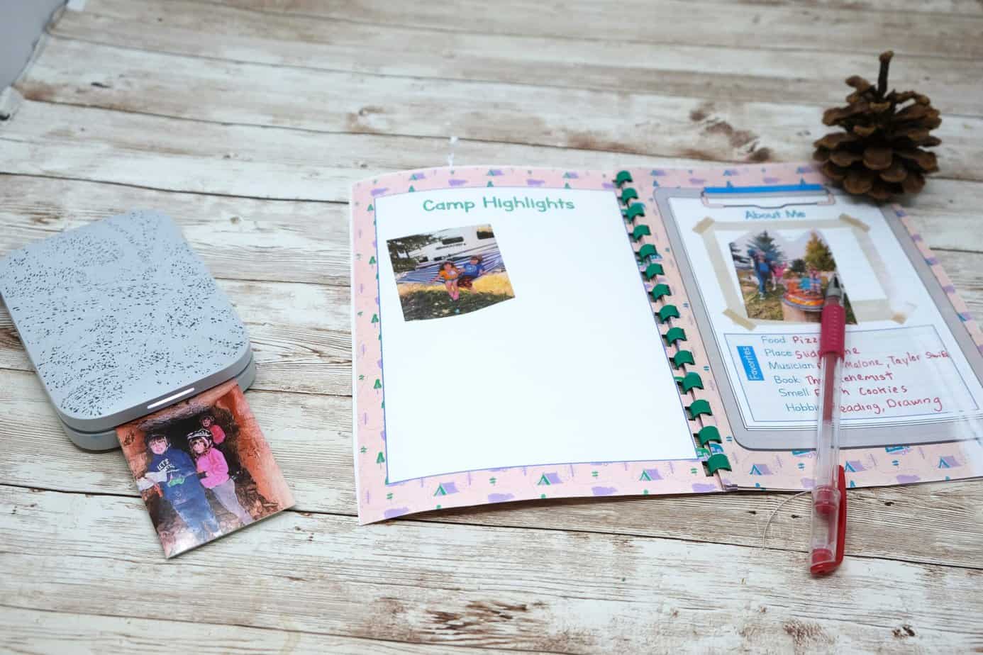 Printable Camping Journal for Kids This Summer! [+DIY Binding ...