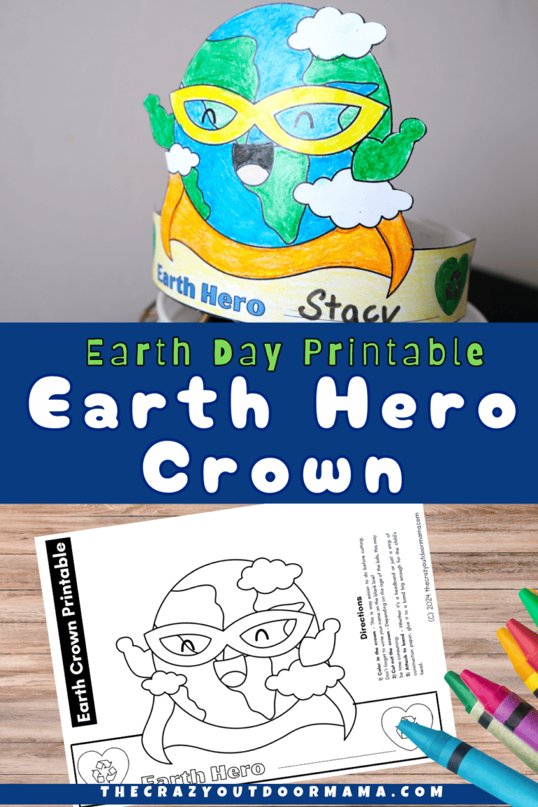 Earth Day Headband Activity (Free Printable!) – The Crazy Outdoor Mama