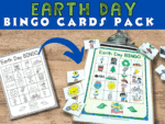 Earth Day BINGO Printable (20 Cards + Pretty, Extra Large Calling Cards ...