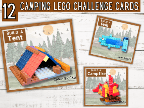 12 Camp Themed Lego Challenge Cards - Printable PDFs + Pictures – The ...