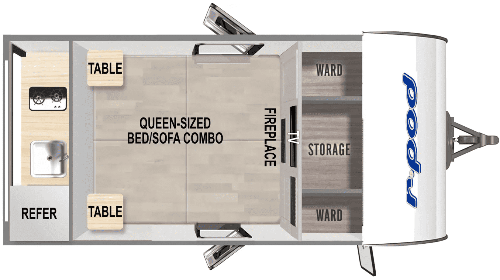 The Most Popular 17 Foot Travel Trailer Floor Plans This Year! – The ...