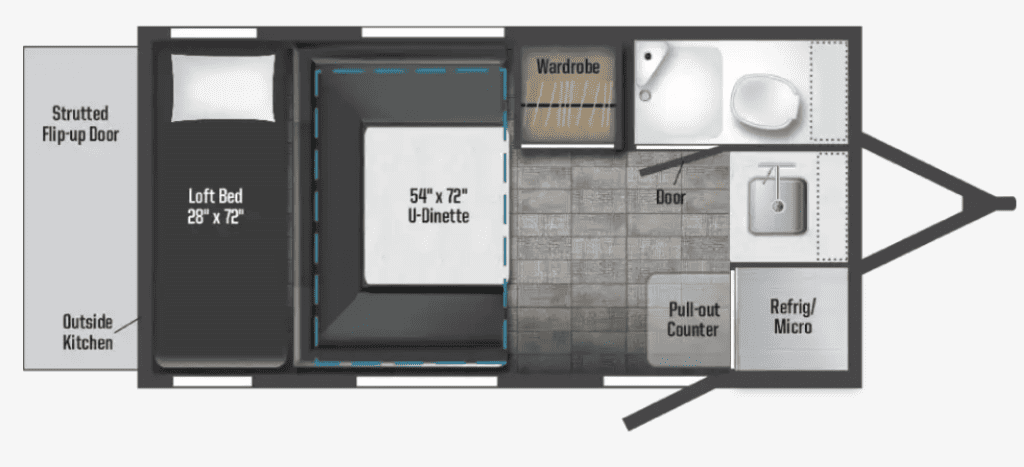 Scamp Floor Plans 2022 Scamp 16 LAYOUT6 LAYOUT6 | T220 | By PPL Motor