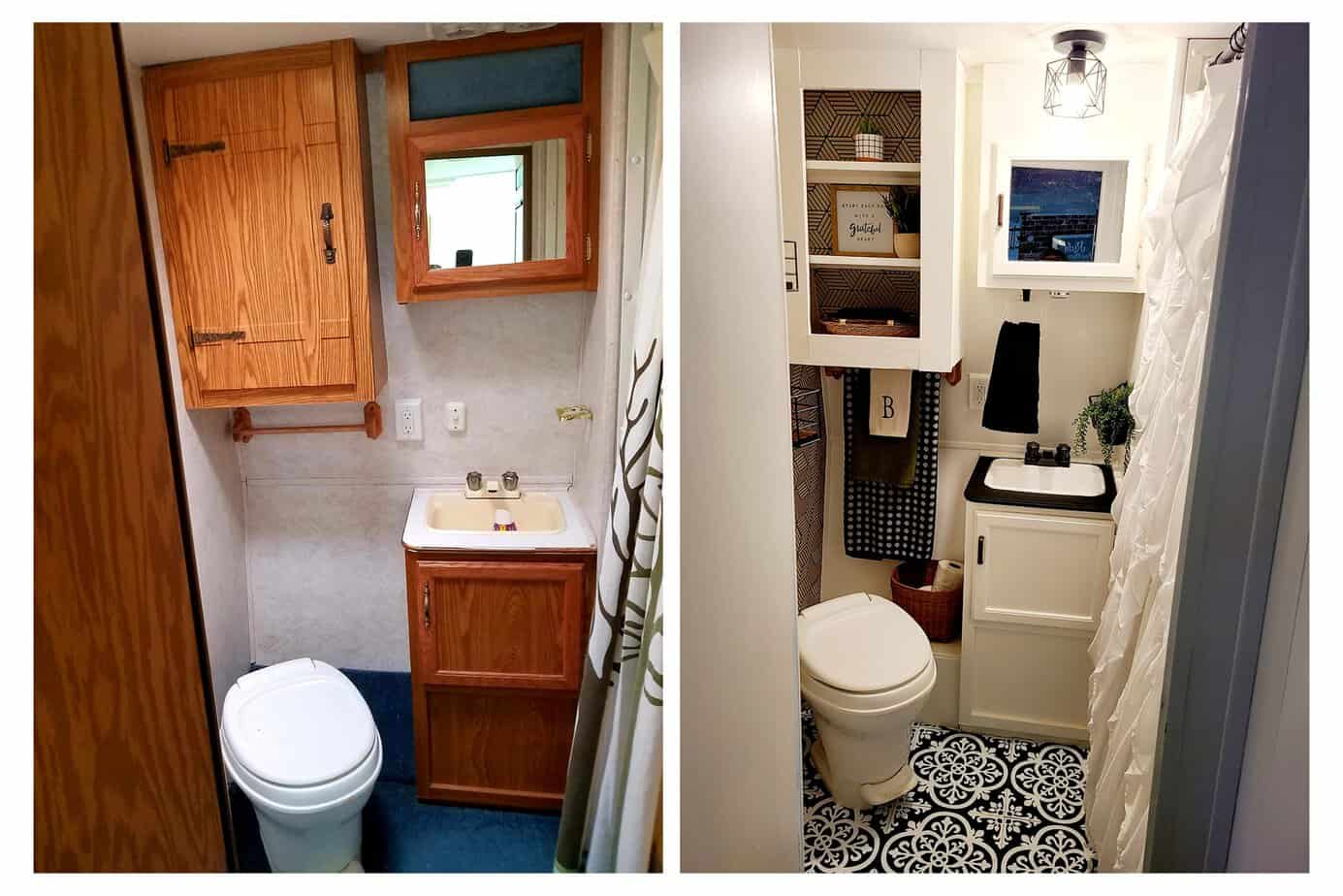 11 RV Bathroom Makeovers to Inspire You! – The Crazy Outdoor Mama