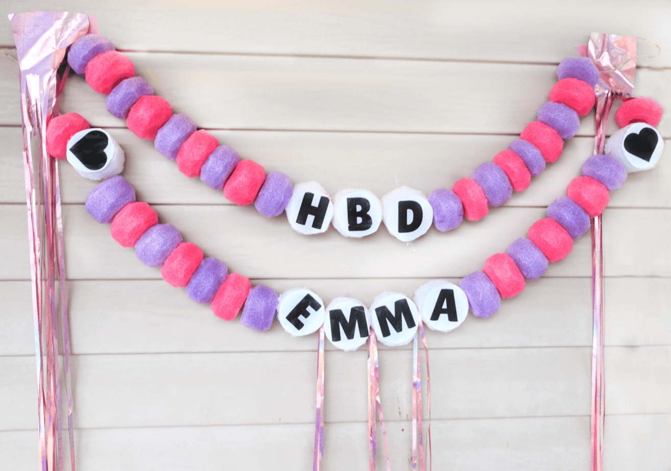 DIY *Giant* Taylor Swift Friendship Bracelet Banner (from Pool Noodles ...