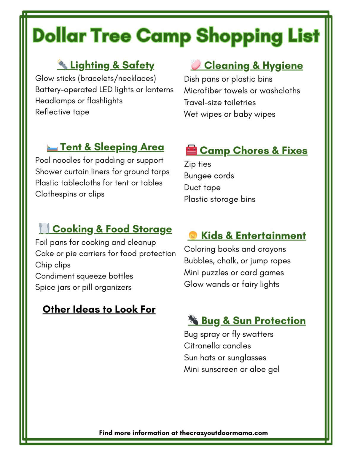 Dollar Tree Camping Hacks: 40+ Surprisingly Useful Items for Your Next ...