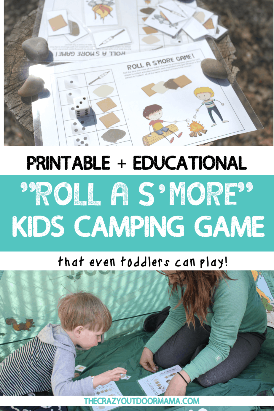 Fun Printable S'more Camping Game (That Even Toddlers Can Play!) – The ...
